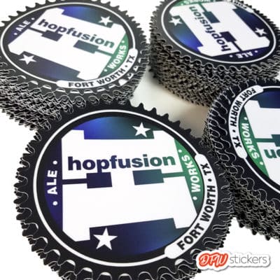 Custom Shape Die Cut Vinyl Stickers - DFW Stickers